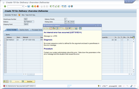 SAP WM LT03 Error Msg - An internal error has occurred (L03T 0152 H) – 之对策-CSDN博客