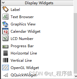 qt5 显示组控件 Display Widgets_qt框架的display-CSDN博客