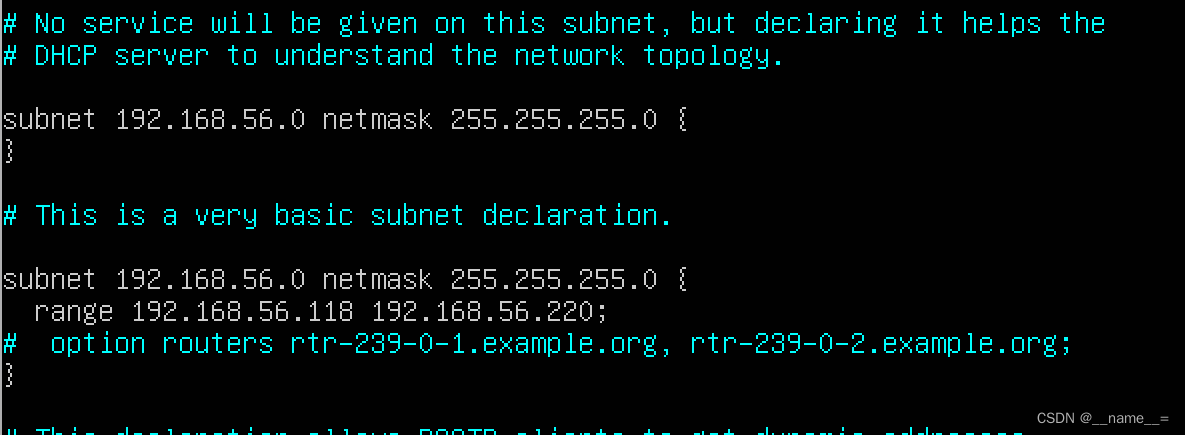 ubuntu20.04.3配置DHCP服务器_ubuntu配置dhcp上网___name__=的博客-CSDN博客
