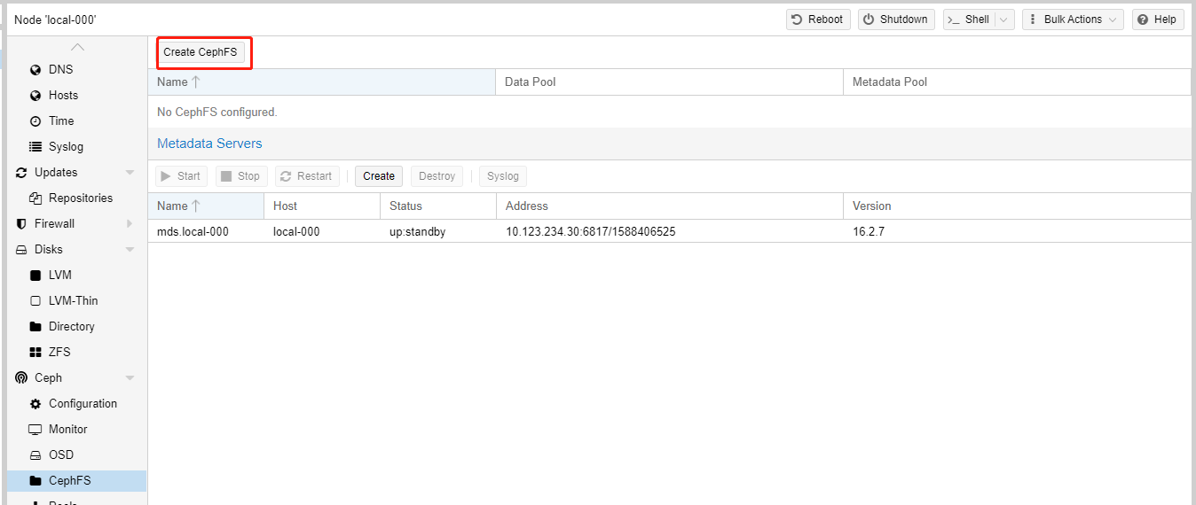 5. 在 Proxmox VE 配置Ceph_proxmox cephfs-CSDN博客