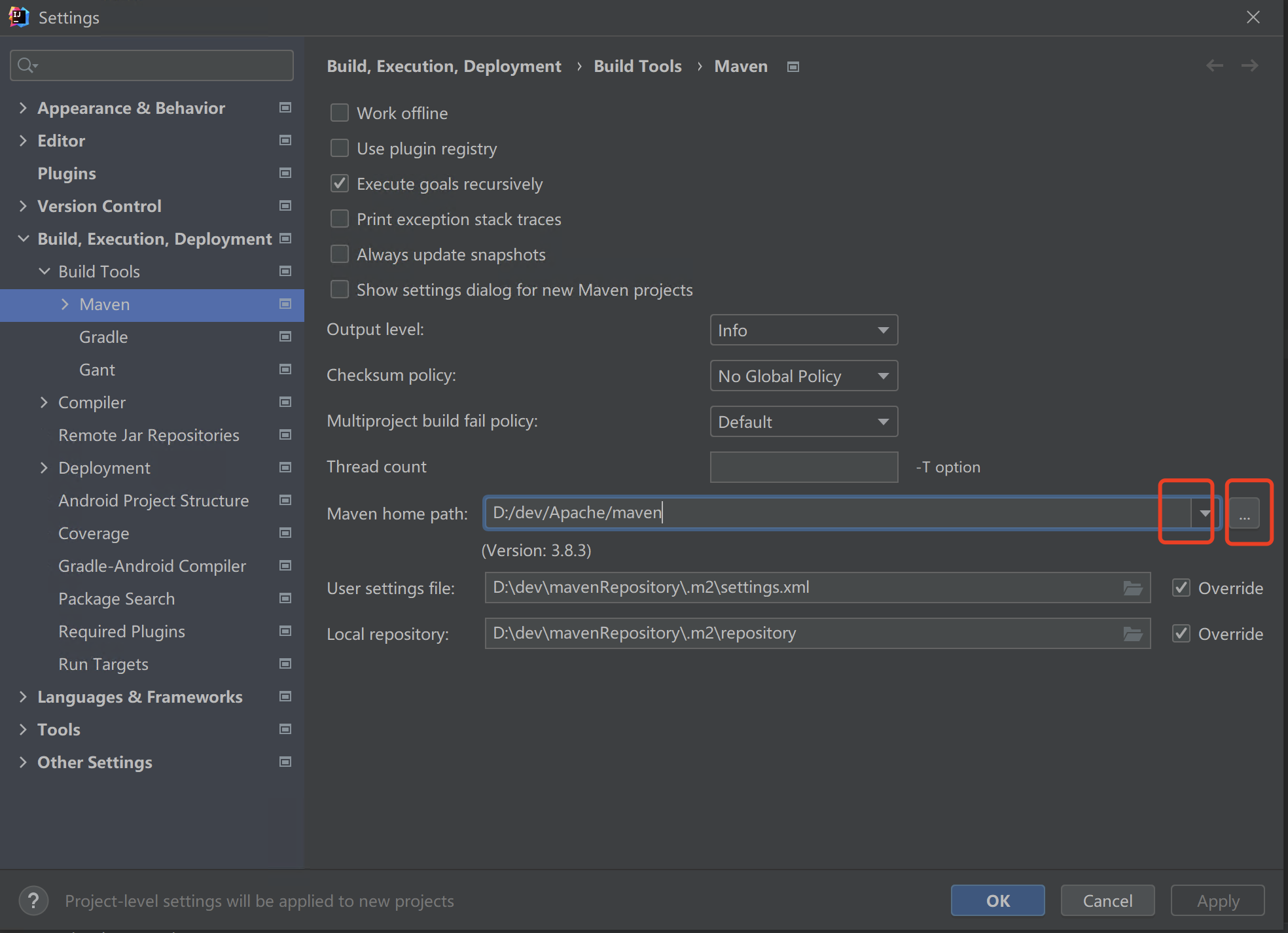 新版本IDEA中，新建项目maven配置还原为默认的解决办法（Mac和windous都适用）_idea还原maven的配置-CSDN博客