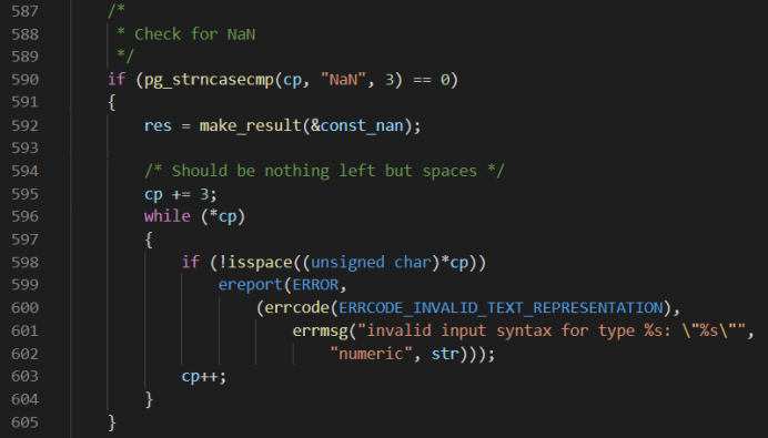 PostgreSQL: Numeric类型介绍 ——PostgreSQL源码分析课程作业_postgresql numeric-CSDN博客