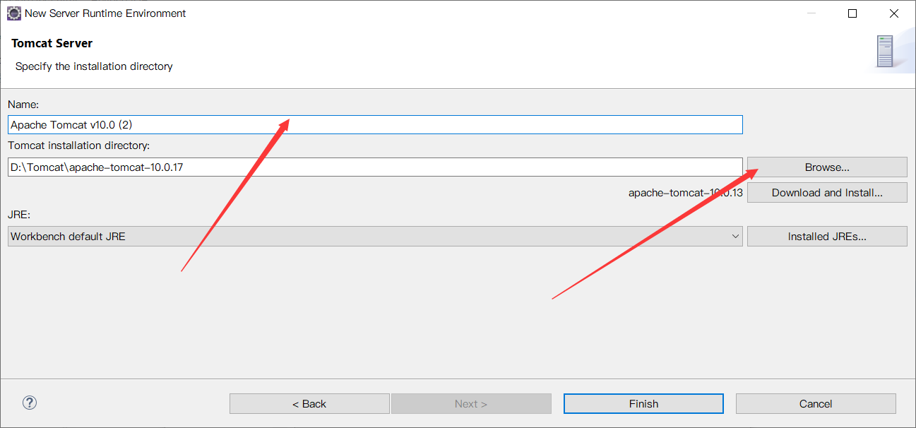 2022版eclipse整合Tomcat10_eclipse tomcat10-CSDN博客