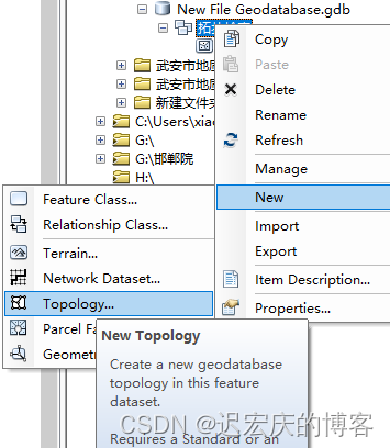 ArcMap进行Topology（拓扑）检查_arcmap拓扑检查步骤-CSDN博客