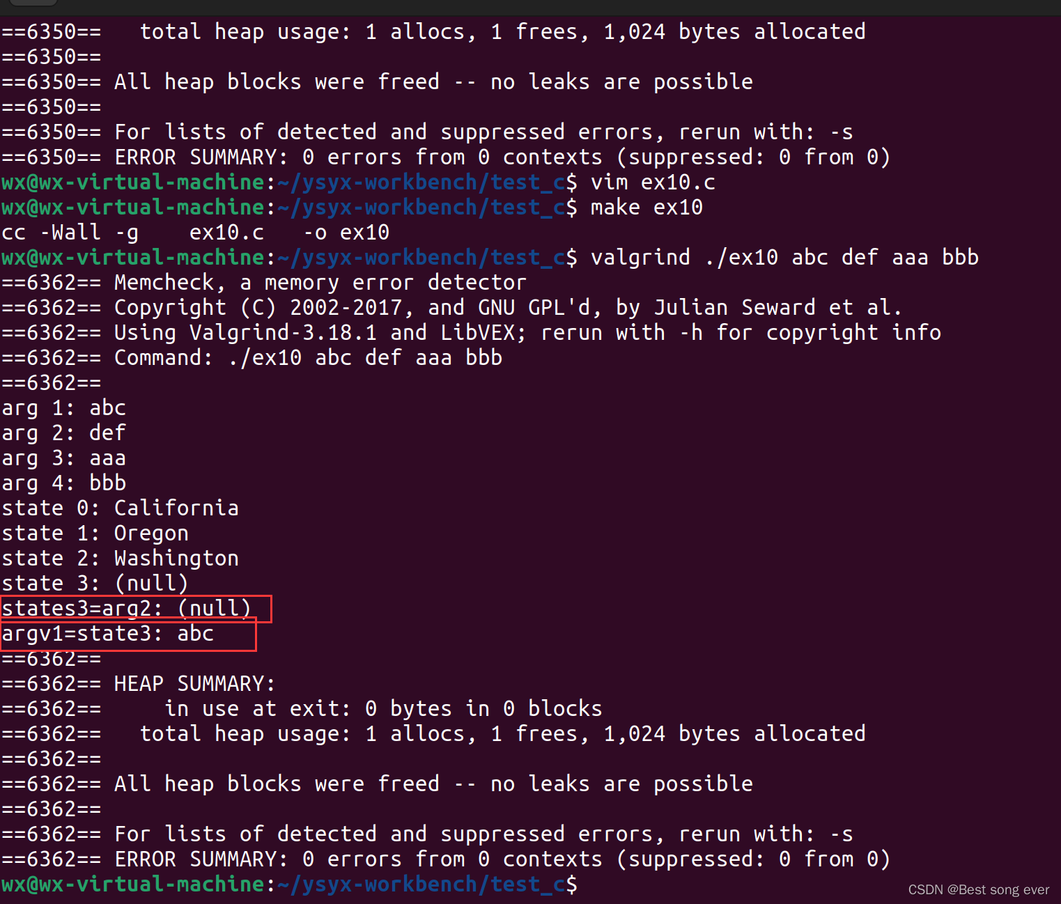 练习10：字符串数组和循环（笨办法学C）_charstates-CSDN博客