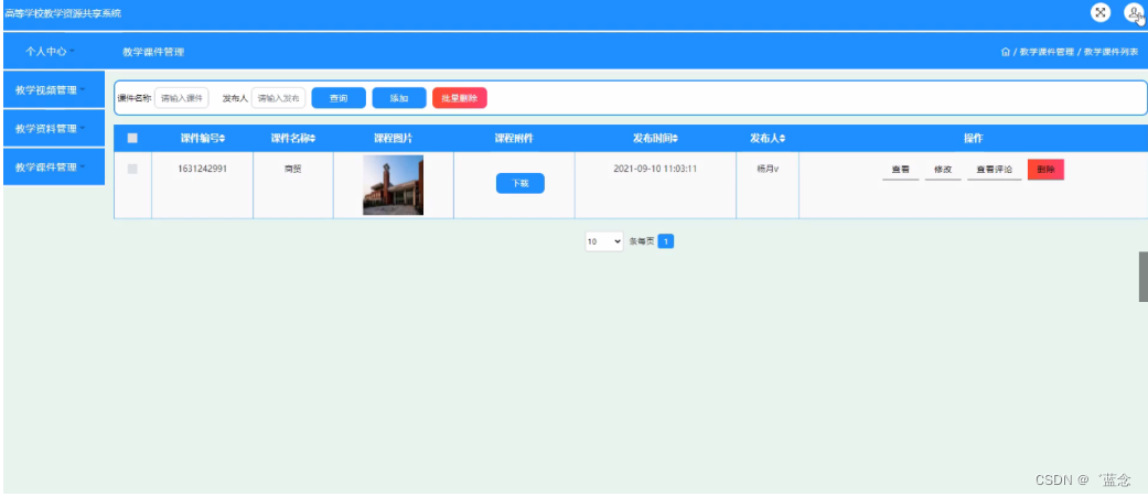 独有源码 Java Jsp高等学校教学资源共享系统8ihiz规划与实现适合自己的毕业设计的策略基于java的共享课程的设计与实现 Csdn博客