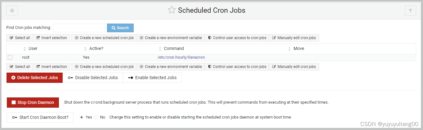 Webmin -- Scheduled Cron Jobs_webmin定时任务-CSDN博客