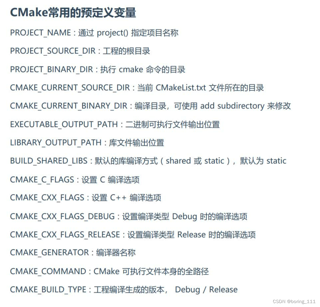 Cmake的使用 Csdn博客 