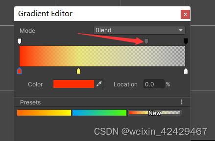 Unity ParticleSystem ColorOverLifeTime 粒子透明度设置_unity粒子背景不透明-CSDN博客