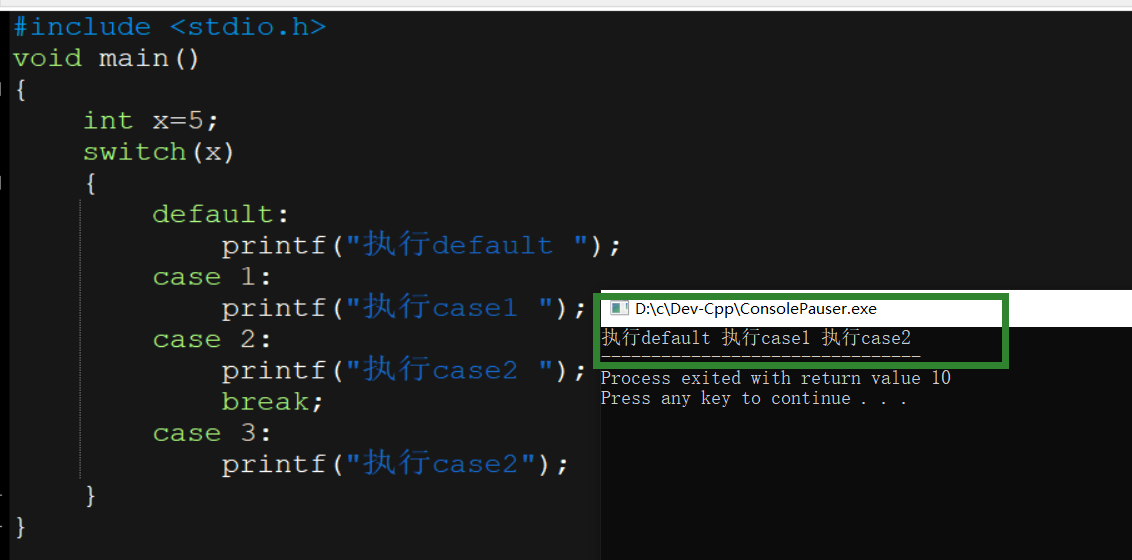 C语言入门——switch循环_c语言怎么让switch语句循环执行-CSDN博客