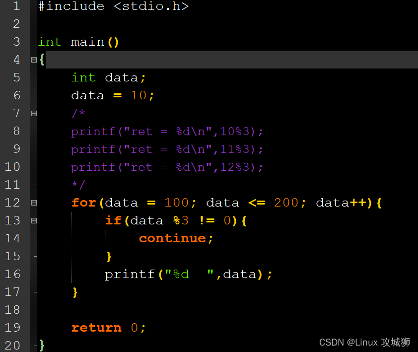 C语言_break和continue_linux c语言 break-CSDN博客