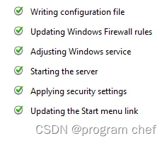 MySQL安装Starting the server 报红_ended configuration step: starting the server-CSDN博客