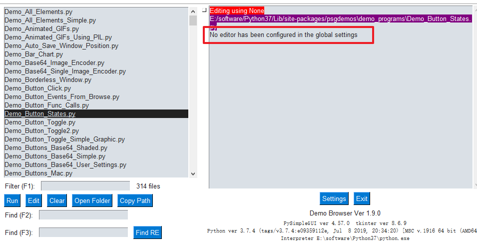 PySimpleGUI 一些简单演示程序（The Demo Browser）_psgdemos-CSDN博客