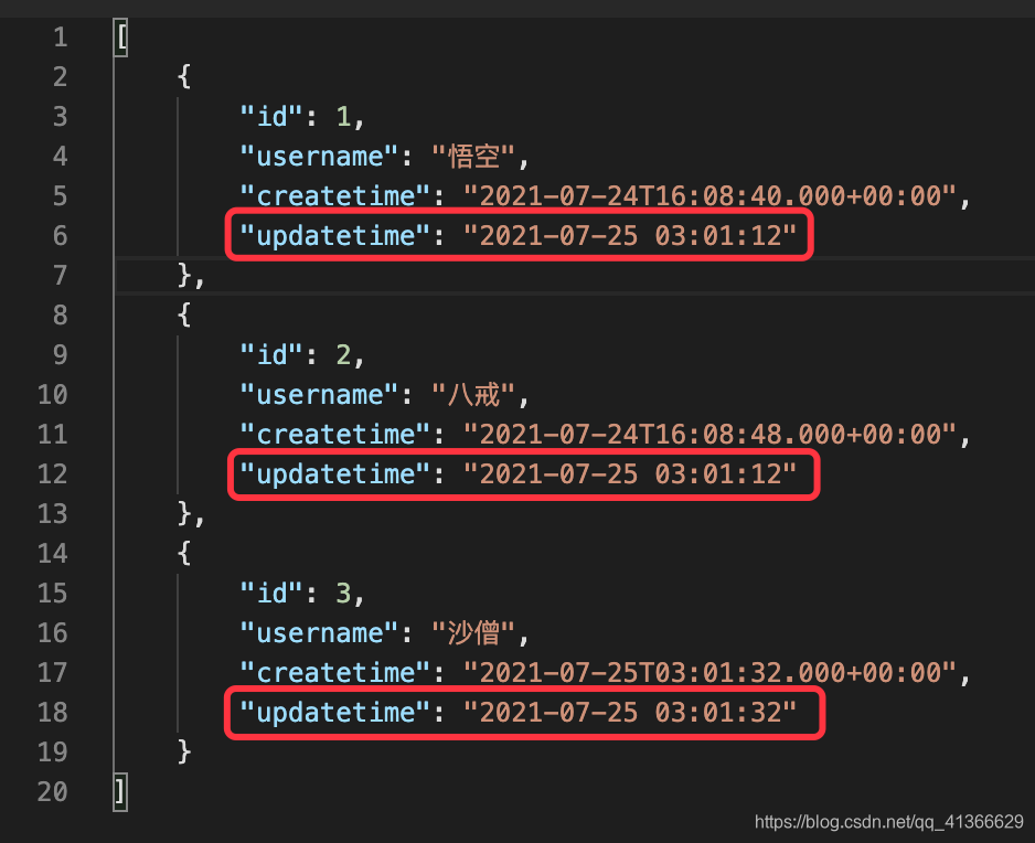 Springboot:时间格式化的5种方法(解决后端传给前端的时间显示不一致) Private Date Addtime 前端得到时间 Csdn博客