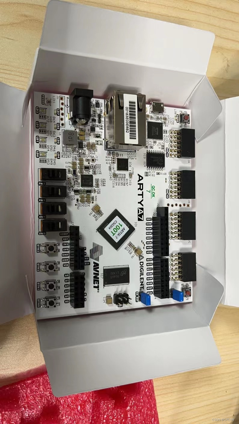 Arty A7-100(XC7A100TCSG324)开箱照-CSDN博客