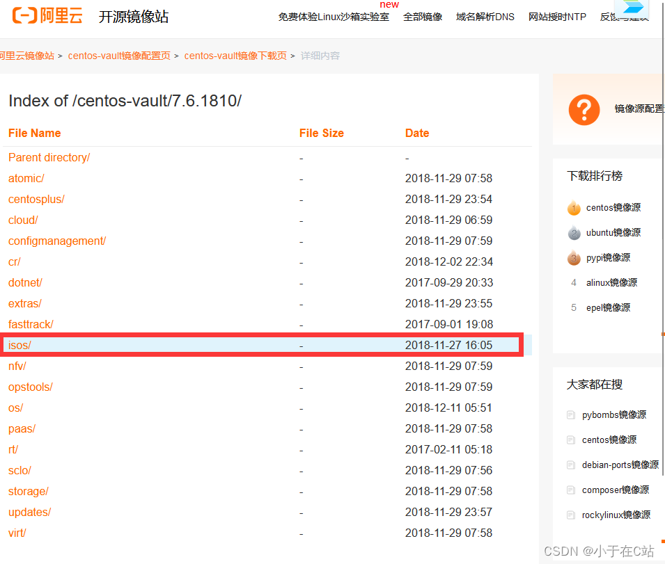 镜像下载（详细教学）+ 各版本的介绍_centos7.6镜像下载教程-CSDN博客