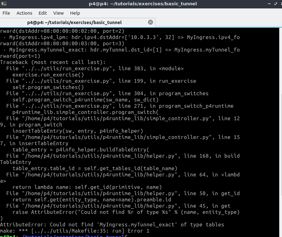 【P4lang】P4数据平面编程实验basic_tunnel_basic tunnel-CSDN博客