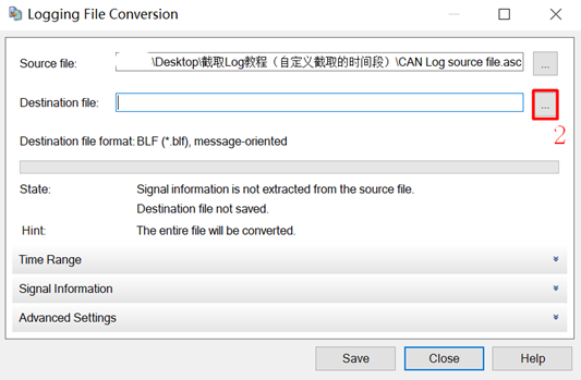 How to intercept/segment CAN Log files in CANoe/CANalyzer (custom time period) - Programmer Sought