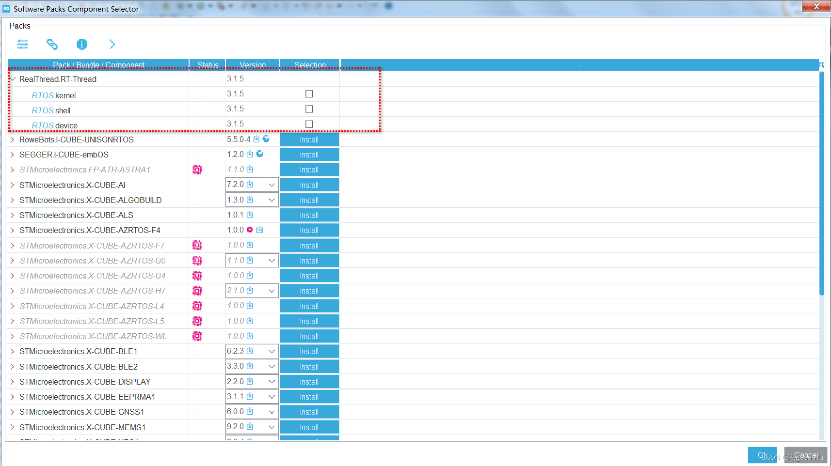 Stm32cubeide Rt Thread Nano工程搭建(led闪灯 Cubeide添加rtthread Csdn博客