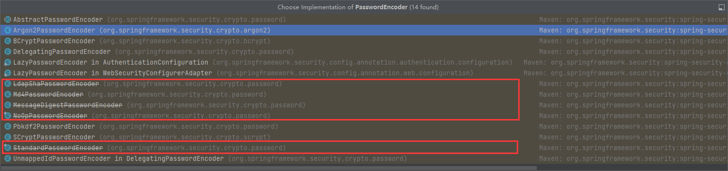 Spring Security：密码编码器PasswordEncoder介绍与Debug分析_defaultpasswordencoder新版-CSDN博客
