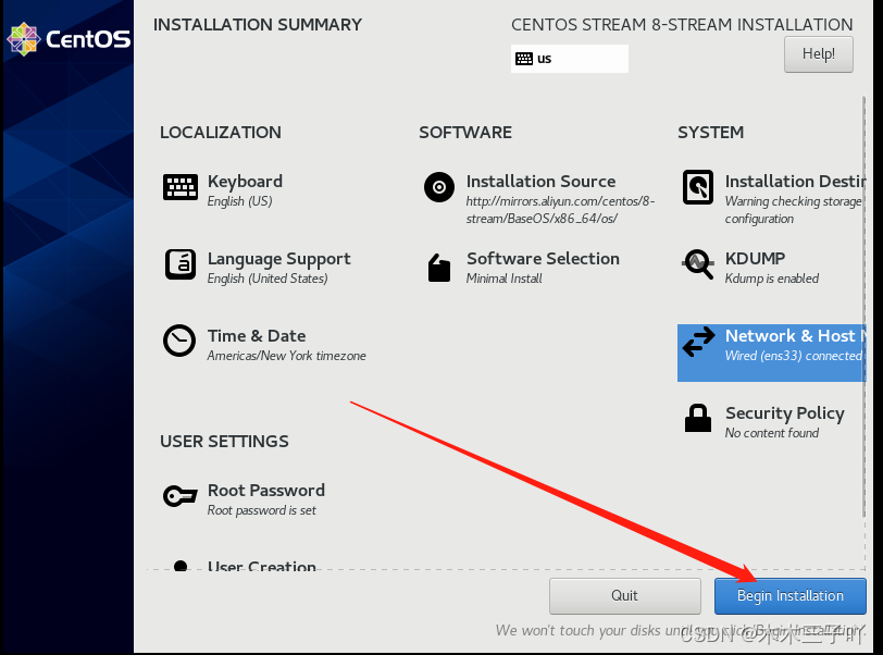 安装centos 8 stream boot iso报错_centos8安装卡在安装源-CSDN博客