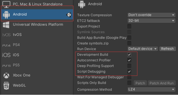 Unity真机调试以及遇到的坑 Unity 安卓usb调试 Csdn博客