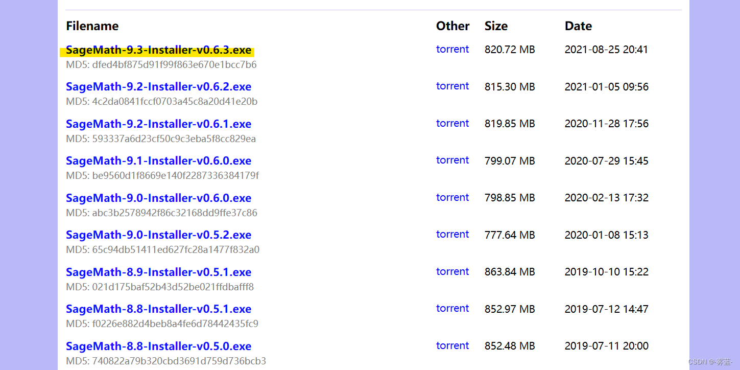 【SageMath】SageMath在Windows系统下的安装_sagemath下载-CSDN博客