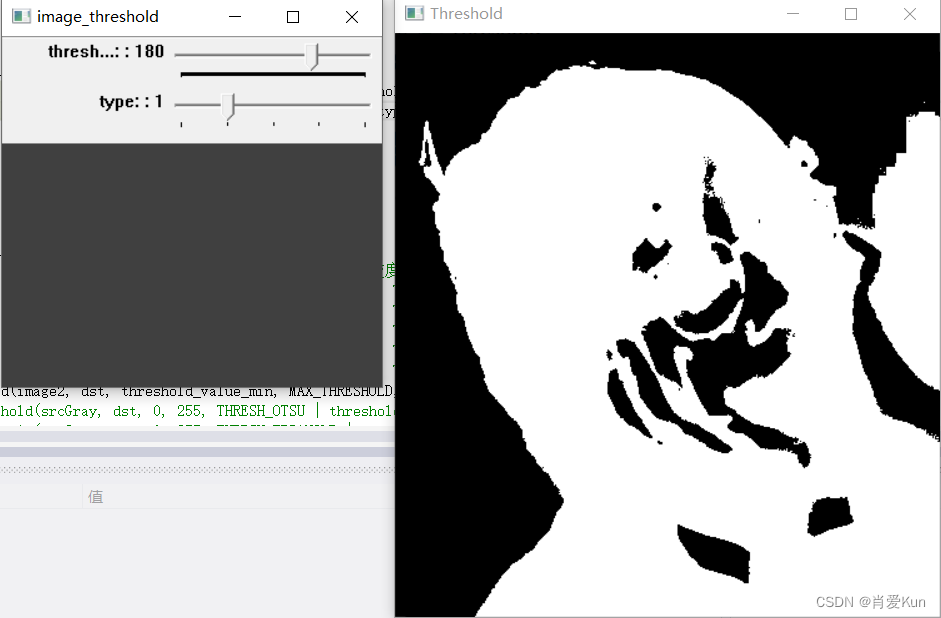 OpenCV图像处理学习十四，图像阈值处理操作threshold（）以及全局阈值和自适应阈值处理应用_threshold阈值-CSDN博客