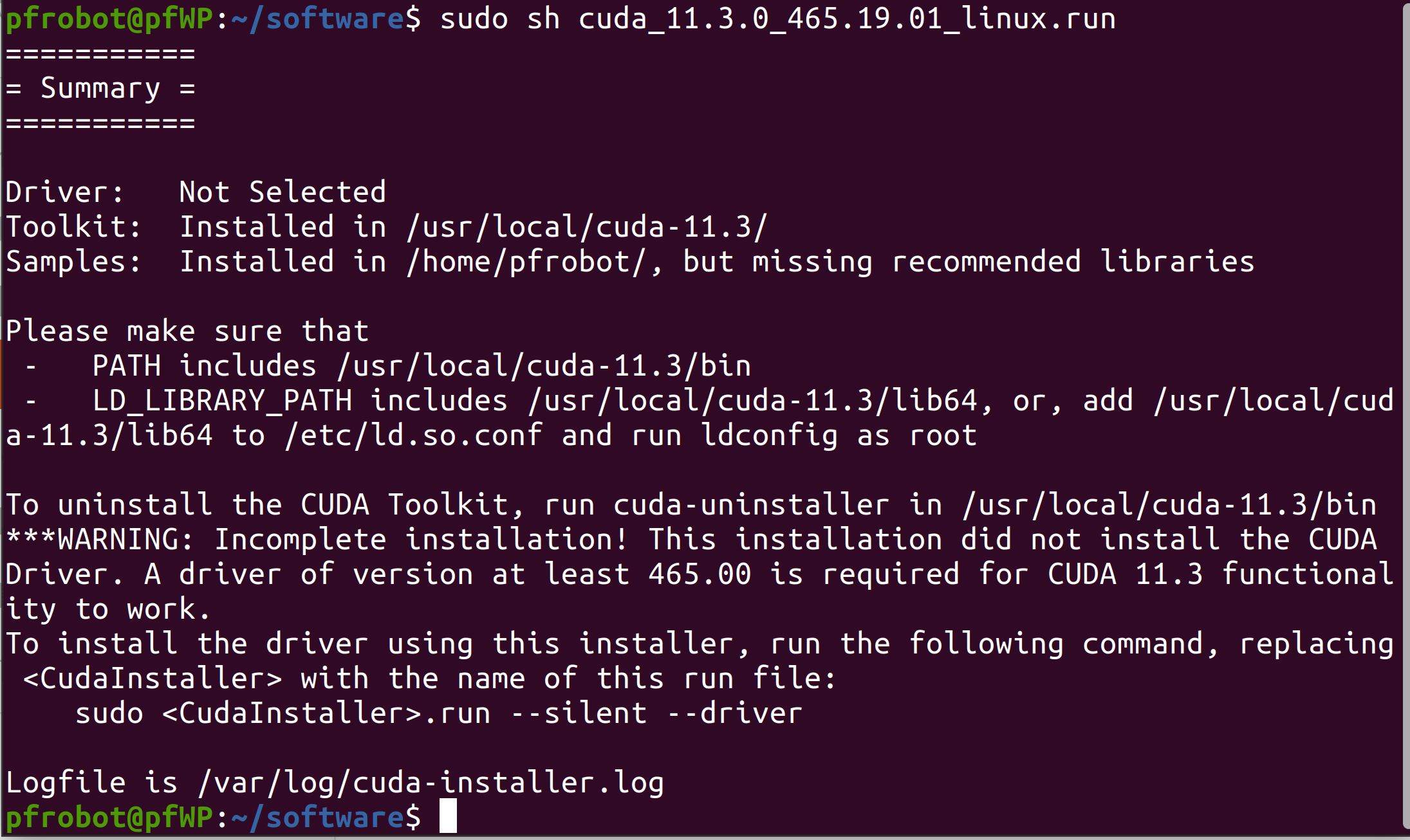 Ubuntu20.04手动安装cuda11.3_ubuntu安装cuda11.3-CSDN博客