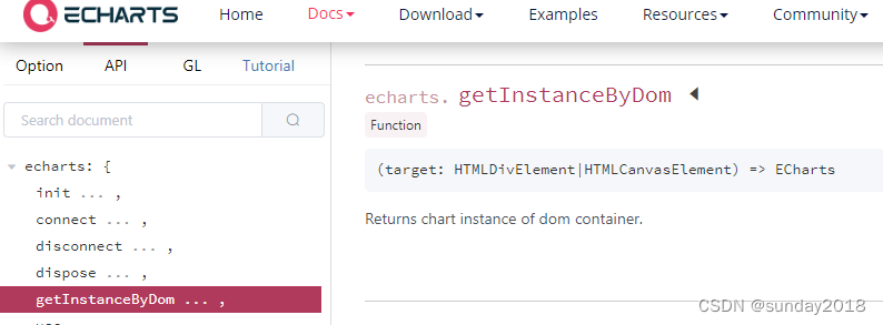echarts 5.3.2通过dom对象获取chart实例_echarts获取已有图标的对象-CSDN博客