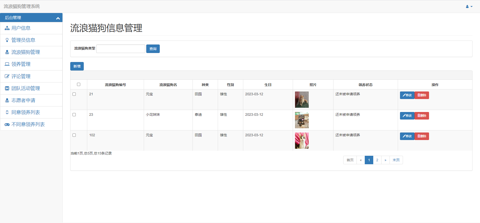 二次开发基于ssm的流浪猫狗救助系统(springmvc Spring Mybatis Mysql Jsp)1102基于ssm的宠物救助平台设计与实现 Csdn博客