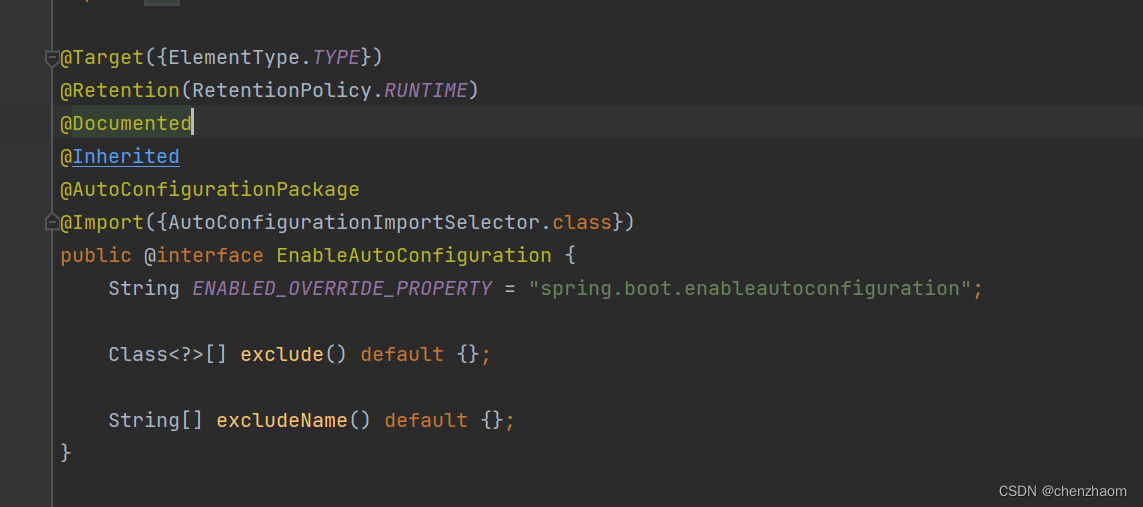 Springboot 自动配置原理，并写一个自定义start类springboot设置启动类 Csdn博客