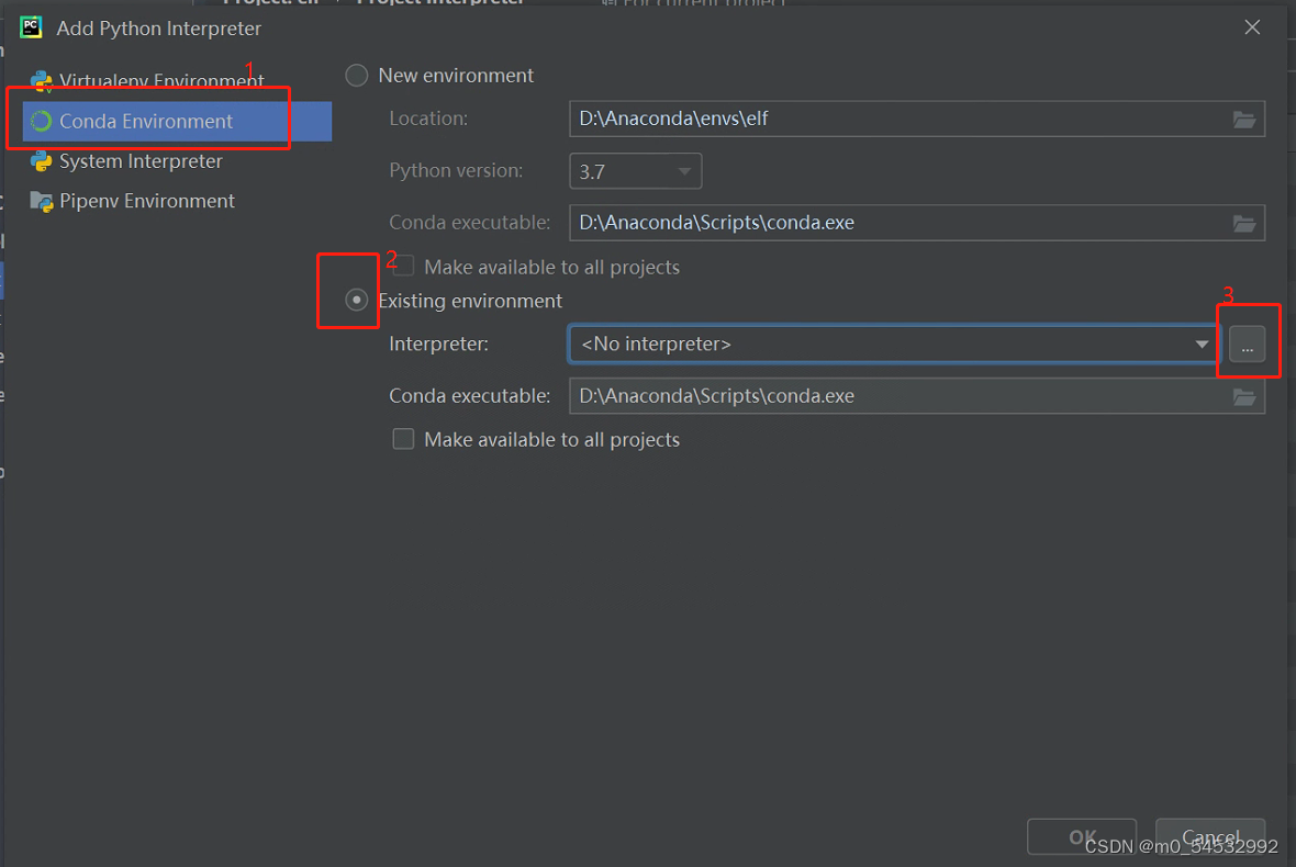 Anconda中创建了虚拟环境，安装了各种第三方库，但是pycharm中却不会使用的解决办法_anaconda装了的库为什么python用不了-CSDN博客