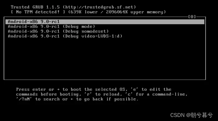 virtualBox安装android-x86-9.0-rc1 停在console界面的问题解决_android-x86 安装停在启动页面-CSDN博客