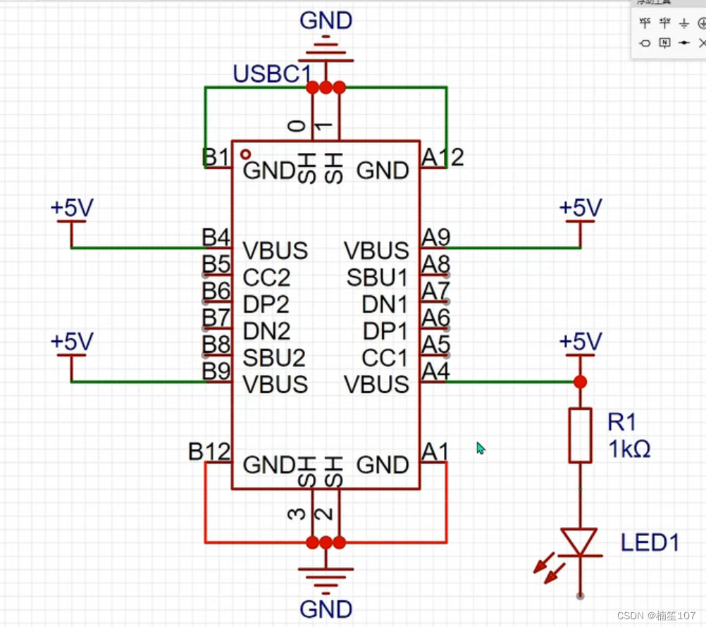 [立创eda]原理图的设计_立创eda输入输出标识-CSDN博客