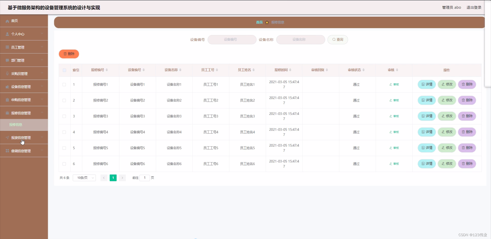 Java毕设项目基于微服务架构的设备管理系统的设计与实现（javavuemybatismavenmysql）java微服务项目毕设名称 Csdn博客