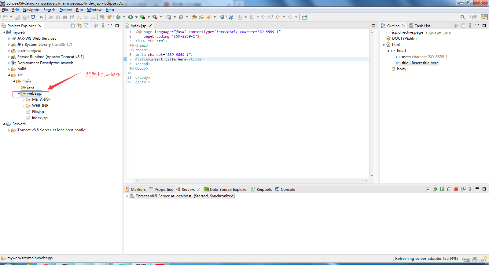 Eclipse中JSP的详细使用介绍_jsp eclipse-CSDN博客