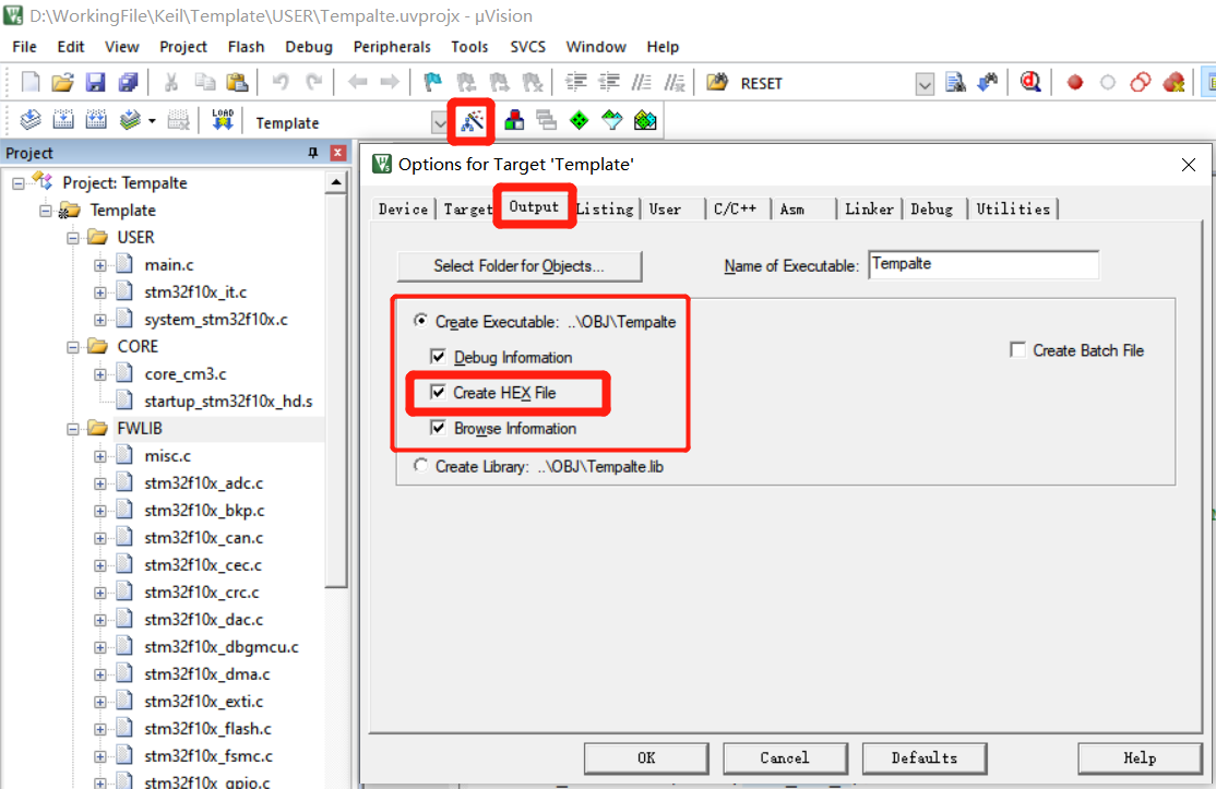 Keil新建空白工程_keil manage project items-CSDN博客
