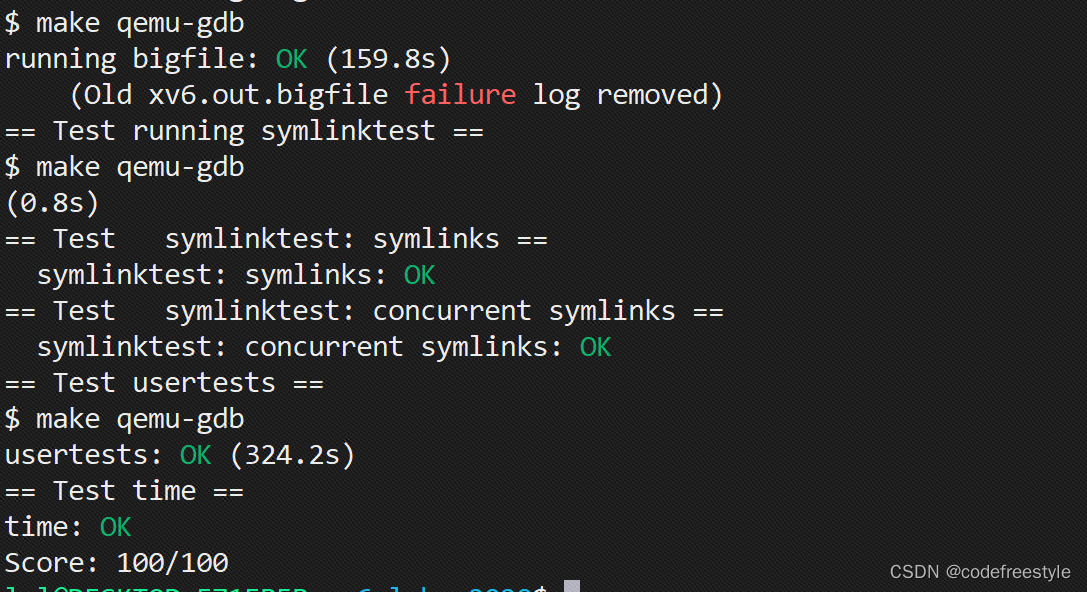 2020 MIT6.s081 Lab file system_mit6.s081 make handin_codefreestyle的博客-CSDN博客