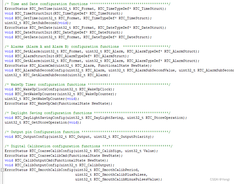 Stm32f4xx Rtc实时时钟calendaralarmstm32f4实时显示时间 Csdn博客