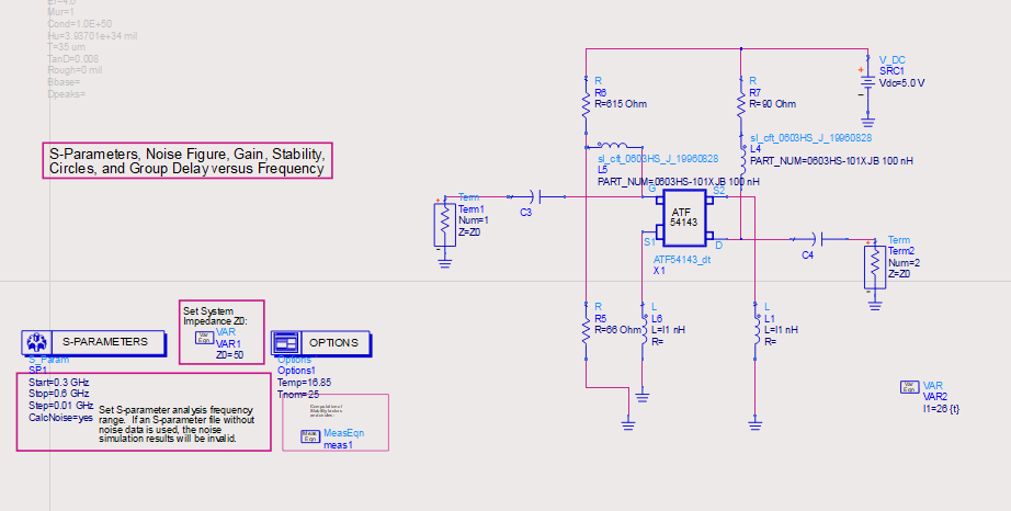 11、ADS使用记录之LNA设计_atf54143ads模型下载-CSDN博客