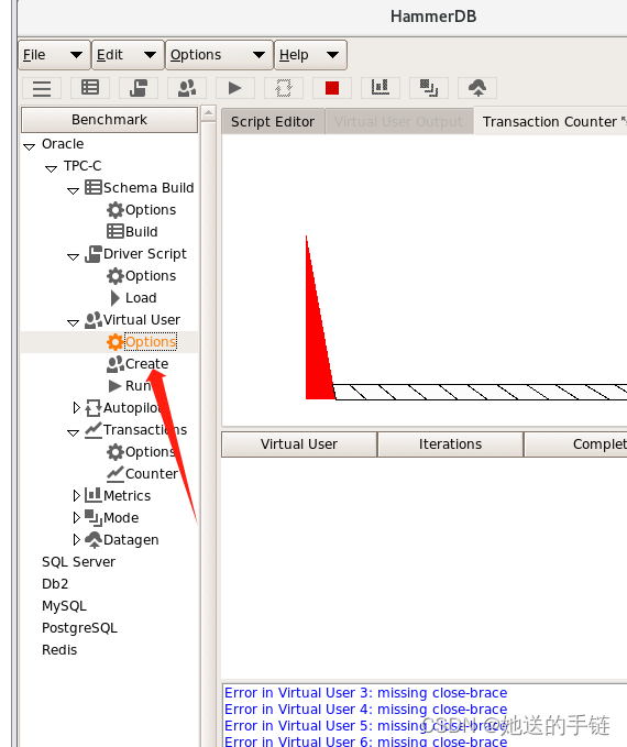 使用HammerDB对oracle数据库进行压测（附详细图文）_hammer测试 linux oracle-CSDN博客