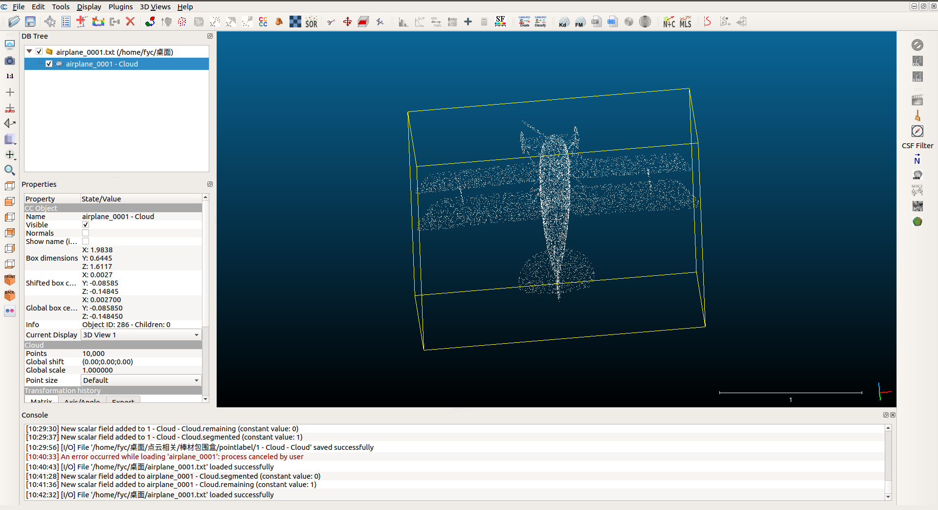 cloudcompare对点云进行打标签_cloudcompare如何更改点云label标签-CSDN博客