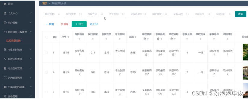 附源码 Python计算机毕业设计高考志愿智能填报系统高考志愿填报小程序源码django计算机程序的博客 Csdn博客