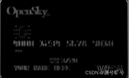 基于opencv4x --- python3.11实现信用卡卡号识别_python3.11 opencv-python版本-CSDN博客