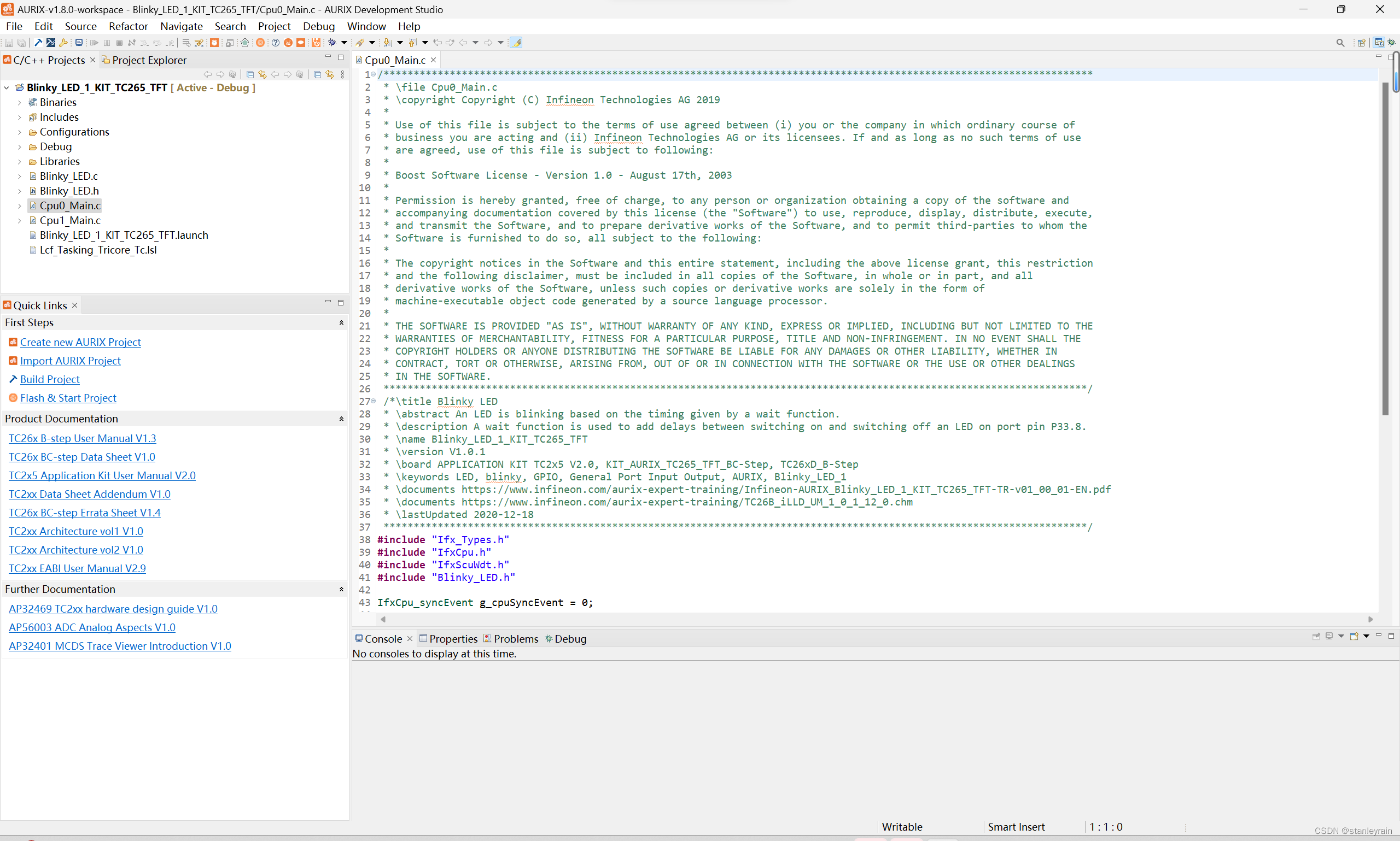 使用AURIX Development Studio创建一个新的工程_aurix develop studio-CSDN博客