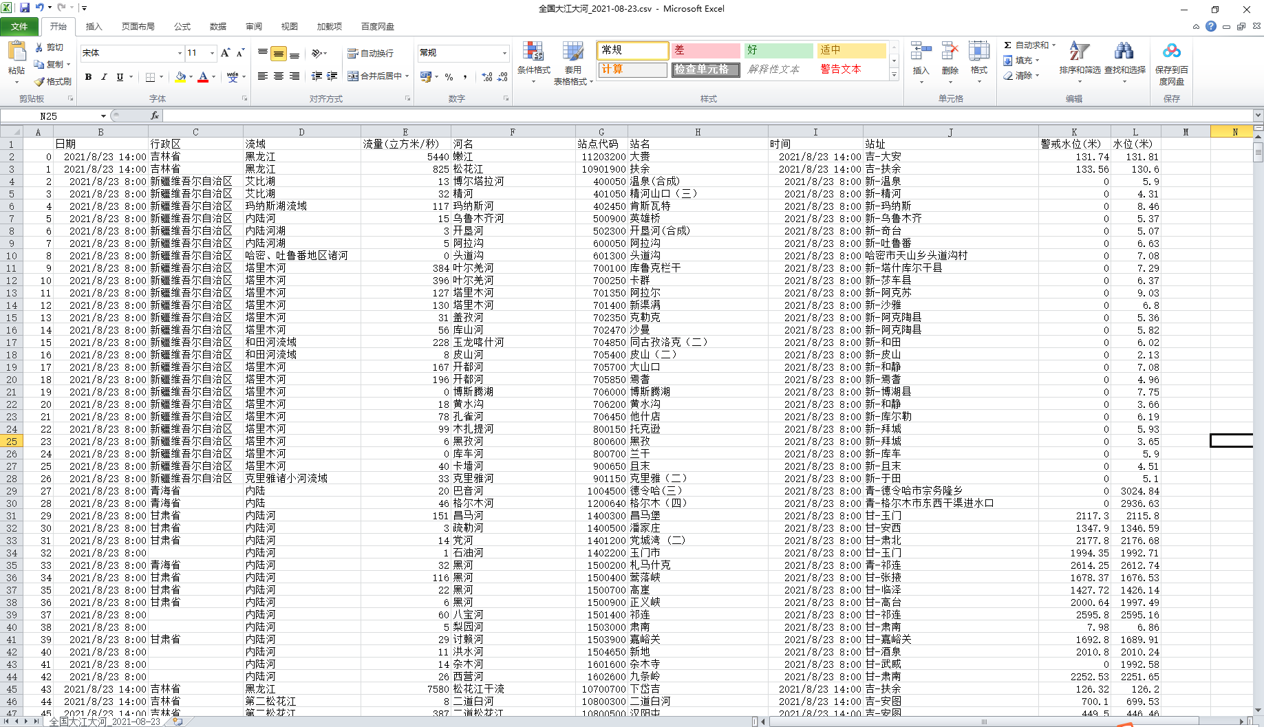 python编程练习：爬虫爬取全国大江大河实时水情_中国洪涝灾害的python爬虫-CSDN博客