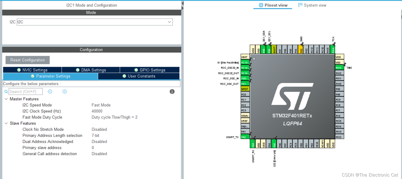 STM32F401RET6之t硬件I2C的oled_stm32f412ret6 i2c hal-CSDN博客