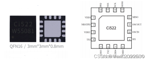 Ci522 13.56MHz非接触式读写器芯片_rc522同类有什么-CSDN博客